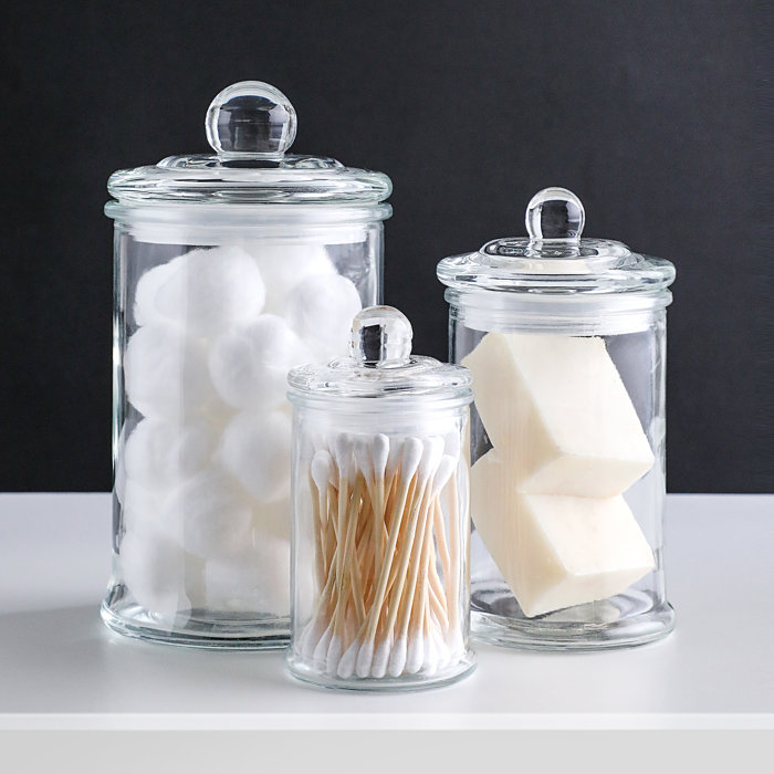 Winston Porter 3 Piece Apothecary Jar Set And Reviews Wayfair